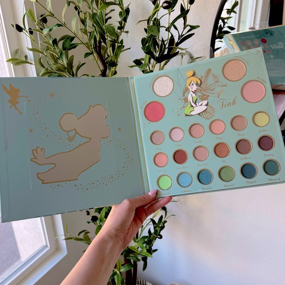Disney | Makeup | Disney Tinker Bell Face Eyeshadow Makeup Palette ...